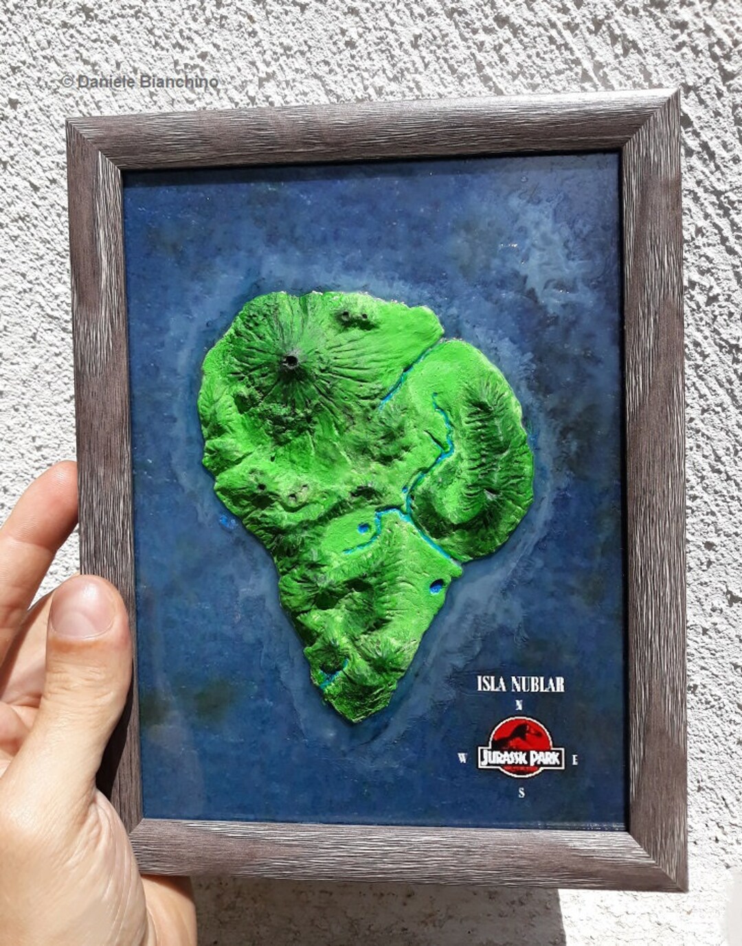 Isla Nublar Jurassic Park Model, Sibo Volcano - Dinosaur, Lost World ...