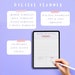 Vertical Undated Lilac Digital Planner: Goodnotes Planner Template - Etsy