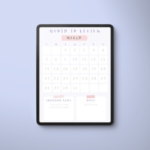 Vertical Undated Lilac Digital Planner: Goodnotes Planner Template - Etsy