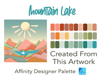 Affinity Designer Color Palette Bundle | Desert Cactus | Color Swatches ...