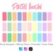 Pastel Mochi Color Palette Bundle: 30 Colors (digital Download) - Etsy