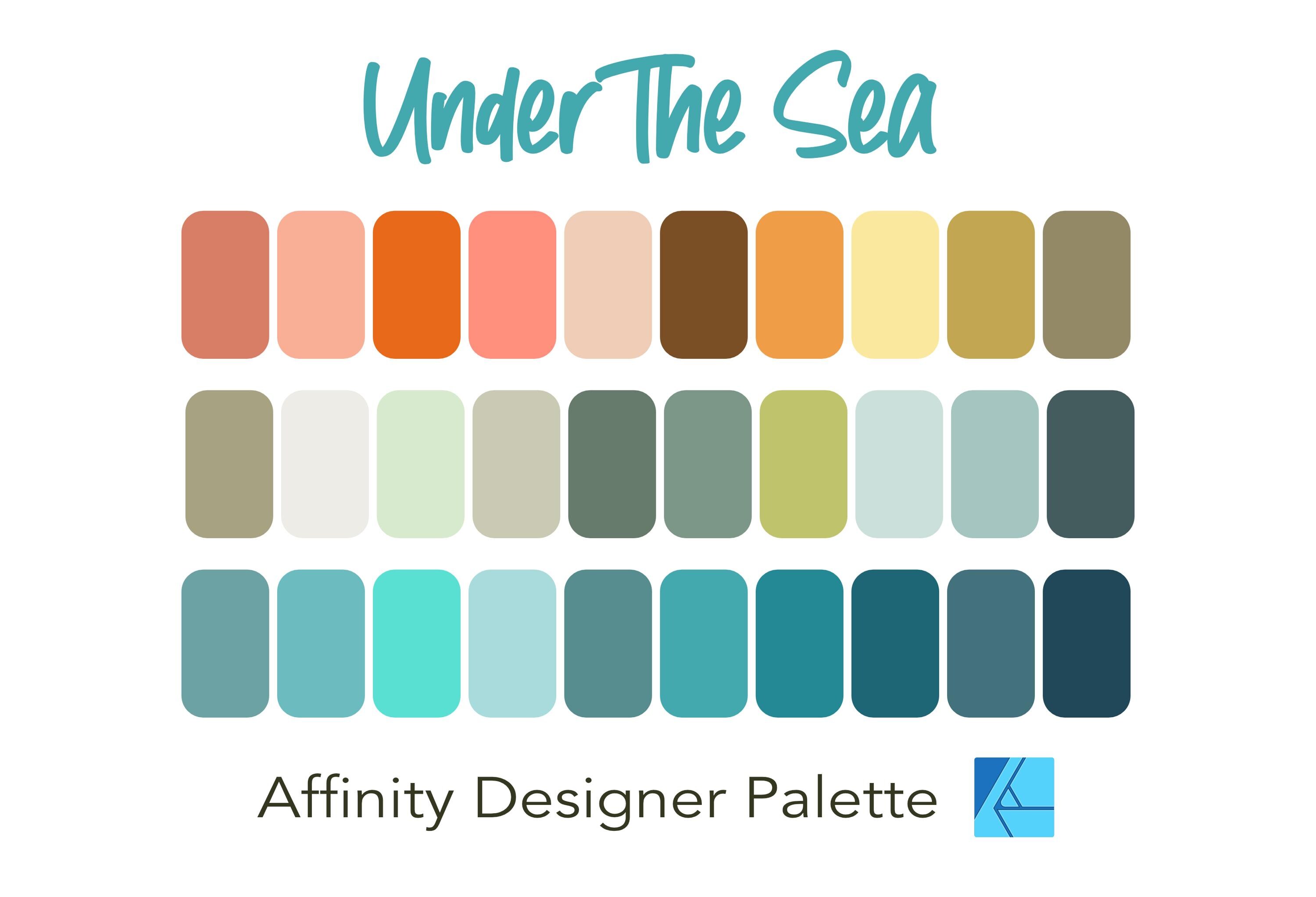 Affinity Designer Color Palette Bundle | Color Swatches | Instant ...