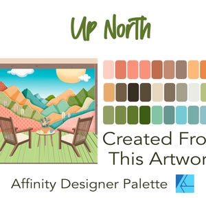 Affinity Designer Color Palette Bundle | up North | Color Swatches ...