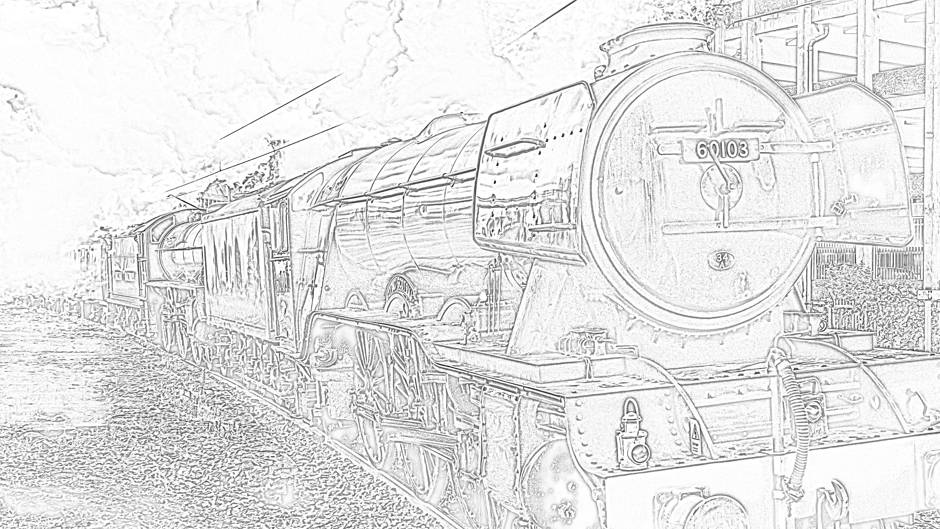 Hogwarts Express Coloring Pages