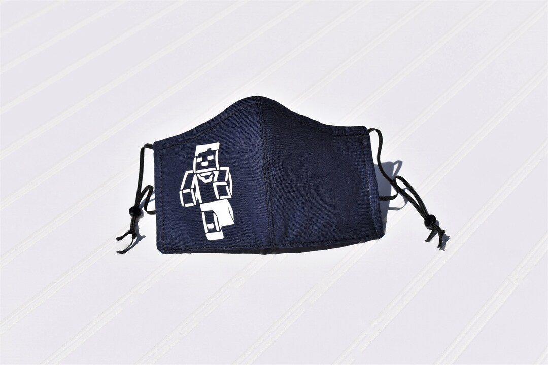 Children's Personalized Minecraft Face Mask - Etsy