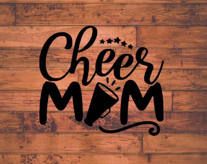 Cheer Mom Decal / Cheerleading / Cheerleader Mom / Mom to a Cheerleader ...