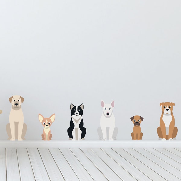 Dog Wall Decal - Etsy