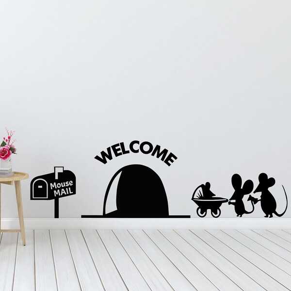 Mouse House Decal - Etsy