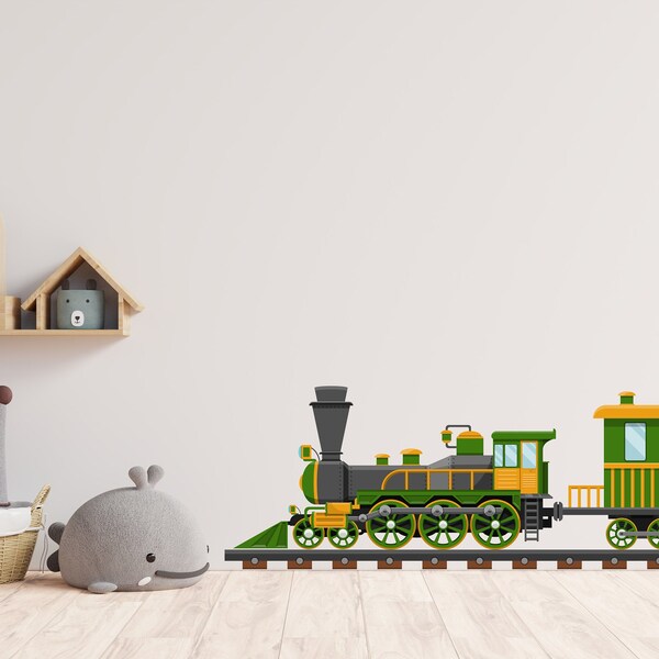 Train Wall Decal - Etsy