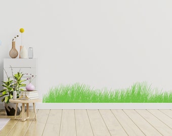 Grass Wall Decal - Etsy