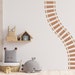 Railroad Track Wall Vinyl Stickers Train Track Wall Decals Train ...