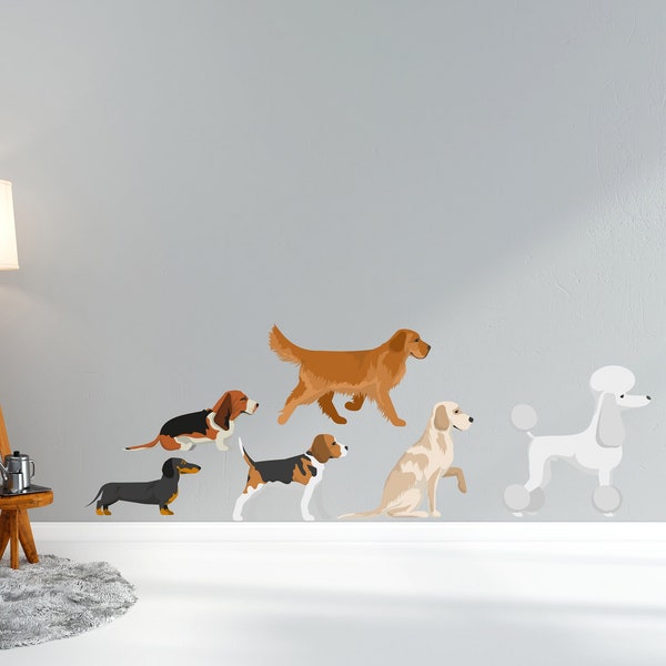 Dog Wall Decal - Etsy