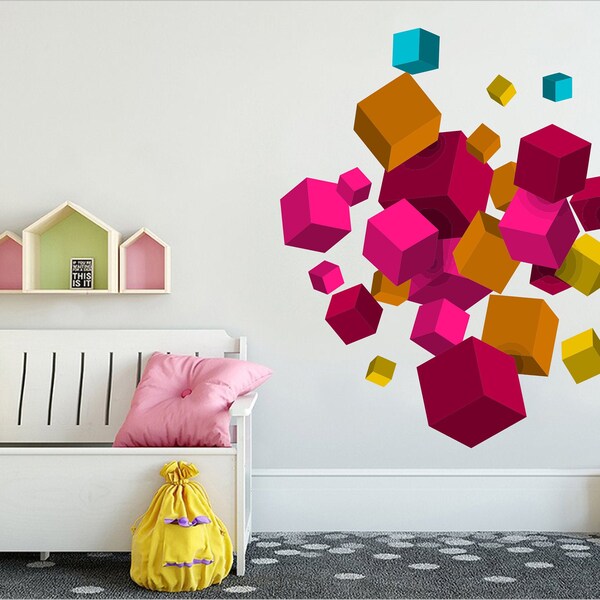 Square Wall Decal - Etsy
