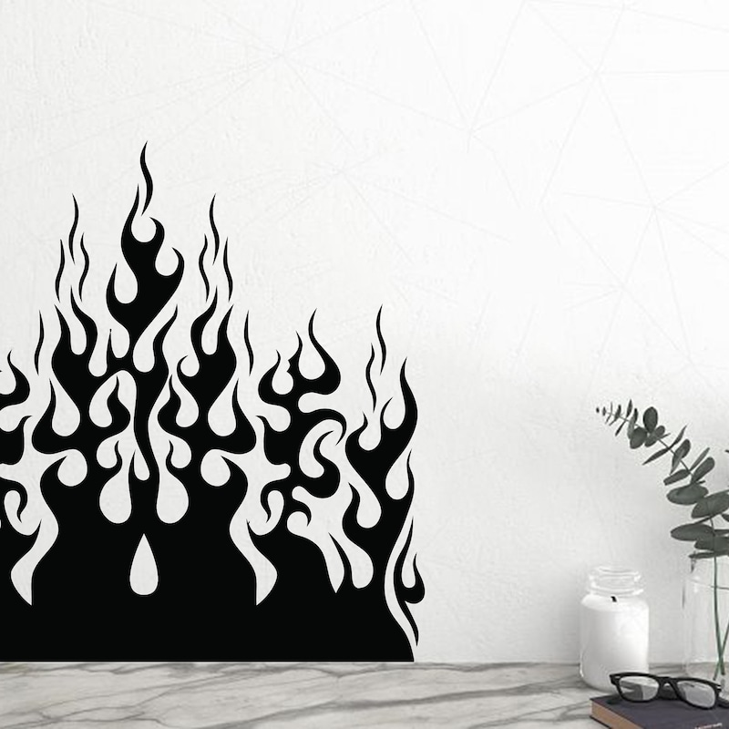 Flame Decals - Etsy