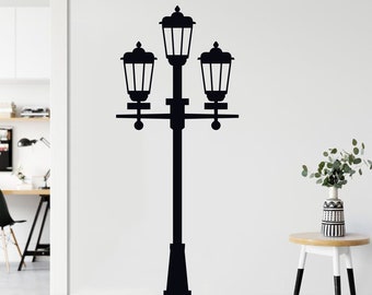 Lamp Post Wall Sticker Decal FREE PERSONALIZATION - Etsy