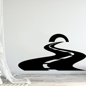 Road Tunnel Wall Decal, Road Wall Decal Sticker, Roadway Wall Vinyl ...
