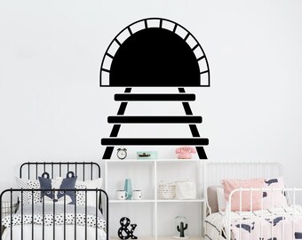 Railroad Train Crossing Lights Wall Decal Children Kids - Etsy