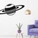 Saturn Planet Wall Decal, Rings of Saturn Wall Decor, Planets Wall ...