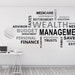 Wealth Management Word Cloud Wall Art Decal Office Decor Work Business ...
