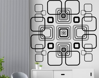 Square Wall Decal | Etsy