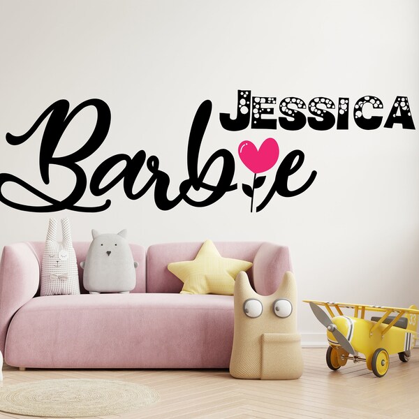 Barbie Wall Stickers - Etsy