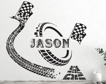 Race Track Decals - Etsy