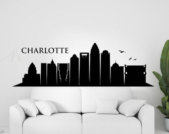 Charlotte North Carolina Sticker - Etsy