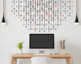 Circuit Board Wall Decal. Technology Wall Decal. Office Wall - Etsy