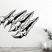 Tiger Claw Wall Decal Tiger Claw Wall Art Animals Claw Wall Vinyl ...