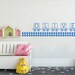 Personalized Train Wall Decal Railroad Track Wall Vinyl Stickers Train ...