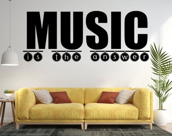 Music Room Decor Treble Clef Symbol and Inspiring Quote - Etsy