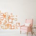 Squares Wall Decal, Square Wall Sticker Office Decor, Geometric Wall ...