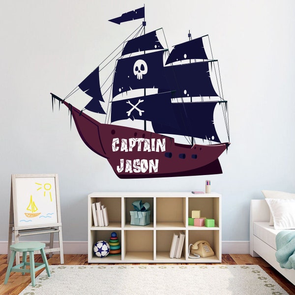 Pirate Wall Decals - Etsy
