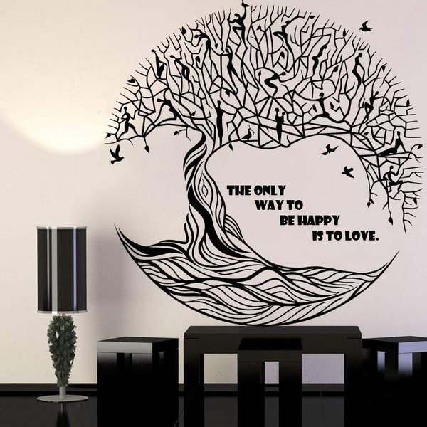 Tree Of Life Wall Decal Etsy