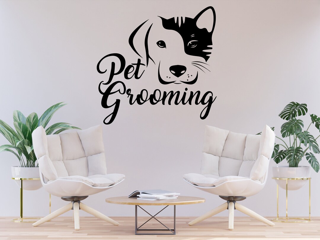 Grooming Salon Wall Decor, Dog Decals, Veterinary Decals, Pet Lover ...