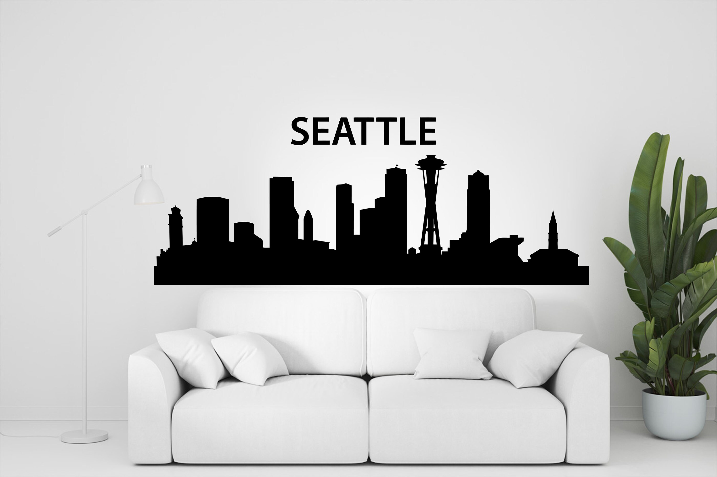 Seattle Skyline Decal