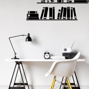 Books Vinyl Wall Art Decal for Home, Library Wall Decal, Education ...