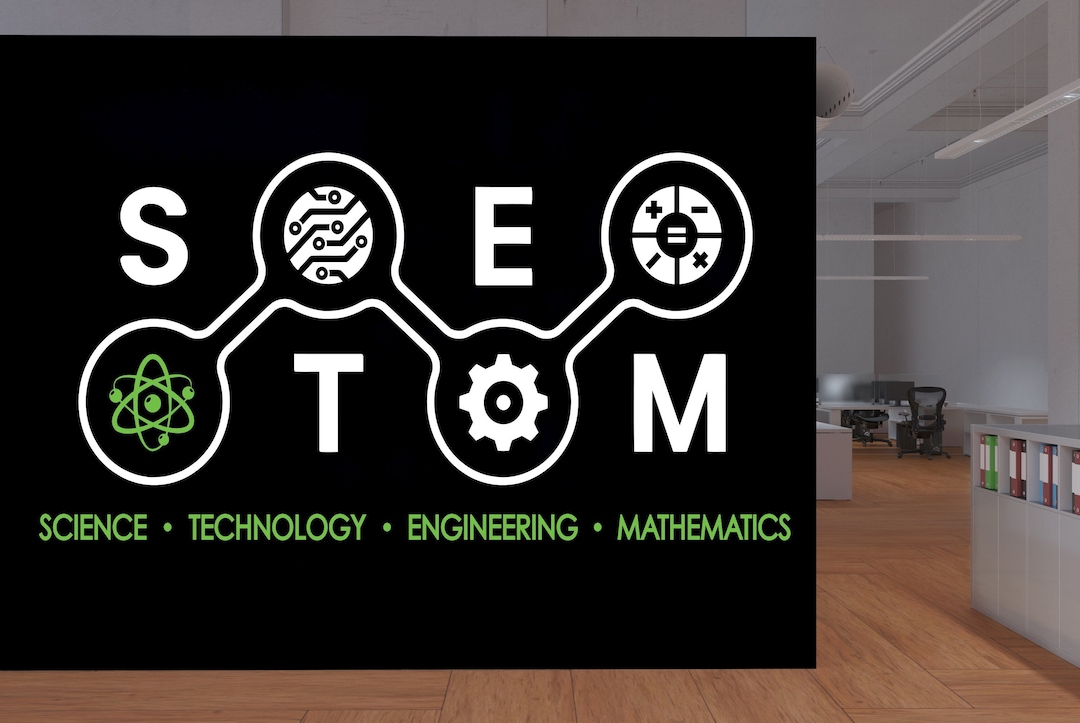 Stem Science Technology Engineering Math, Science Steam Wall Decal for ...