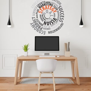 Work Office Wall Decal, Business Wall Decal Decoration, Office Wall ...