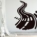 Road Wall Decal Sticker, Road Wall Decals, Tire Track Wall Sticker ...