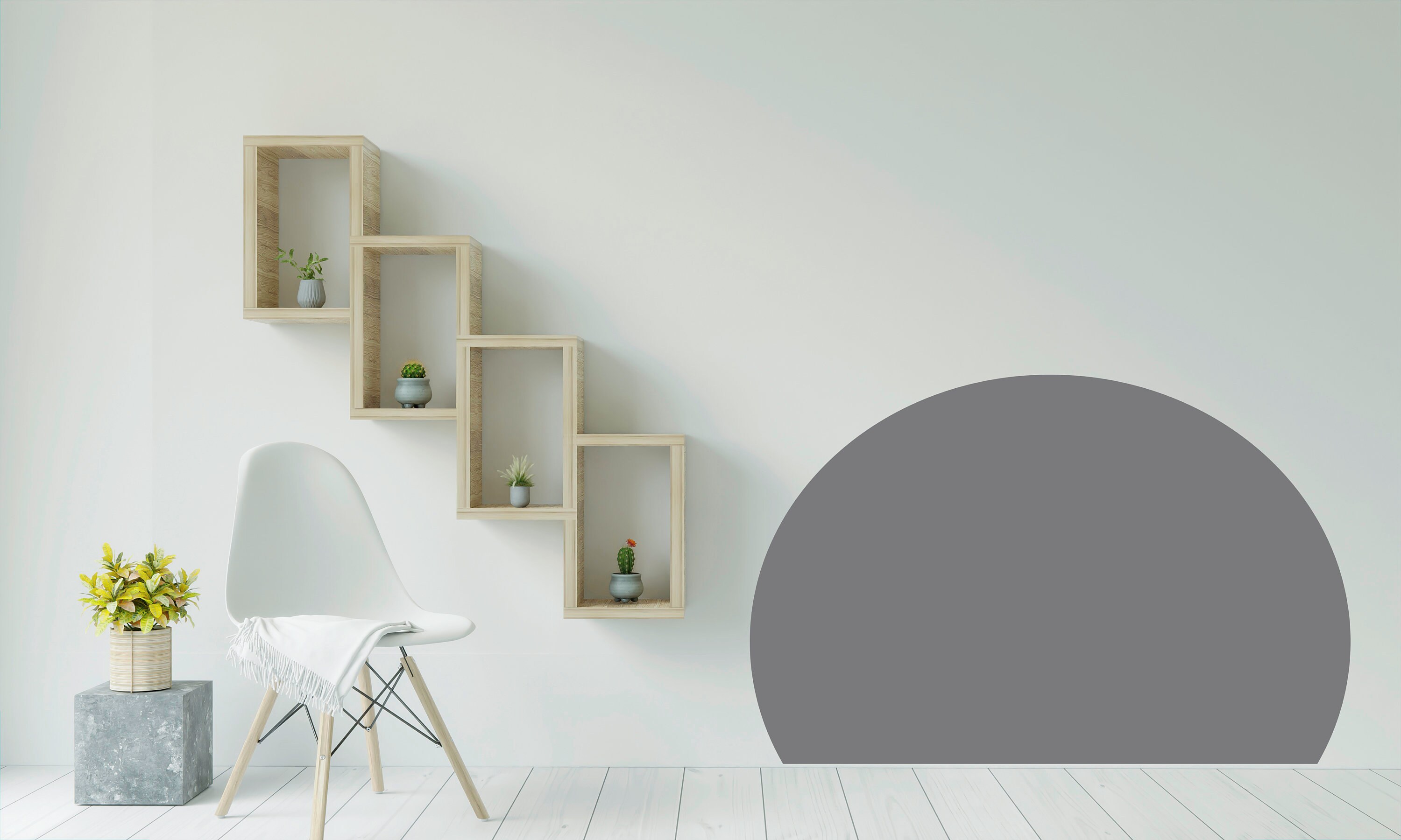 Bed Arch Sticker Boho Wall Decal Color Block Wall Paper - Etsy