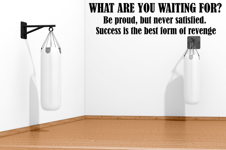 Gym Quote Wall Stickers Gym Wall Decal Custom Fitness Decor - Etsy