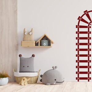 Railroad Track Wall Vinyl Stickers Train Track Wall Decals Train ...