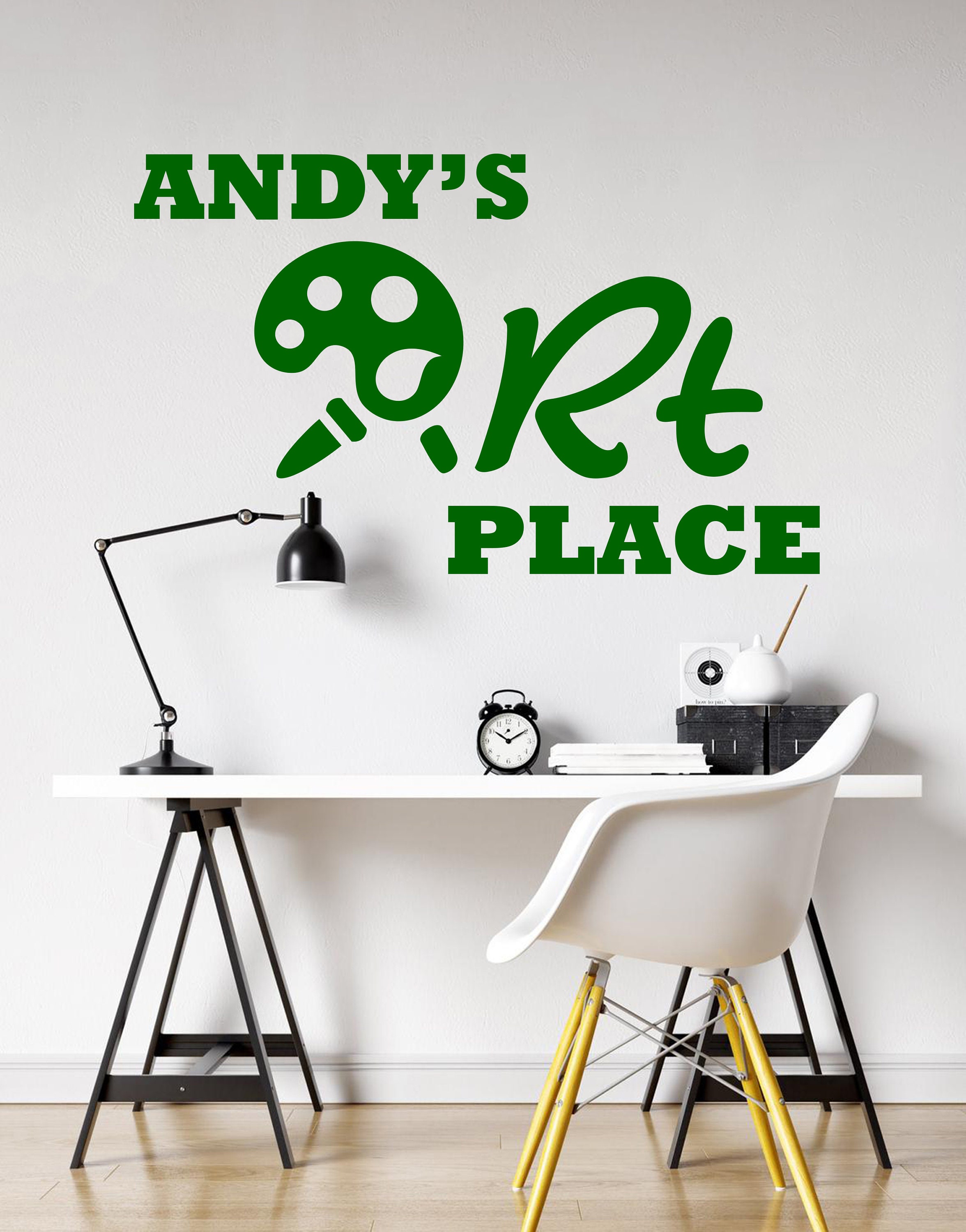 Custom Art Place Vinyl Wall Decals Art Wall Decal Education - Etsy