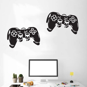 Custom Controller Vinyl Wall Decal, Gamer Controller Wall Decor ...
