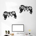Custom Controller Vinyl Wall Decal, Gamer Controller Wall Decor ...