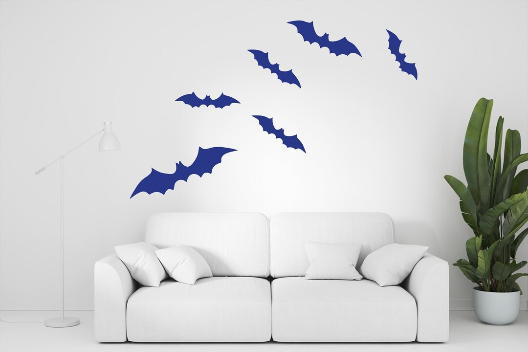 Bats Wall Decals, Wall Bats Decal, Bats Wall Decor, Celebration Decor ...