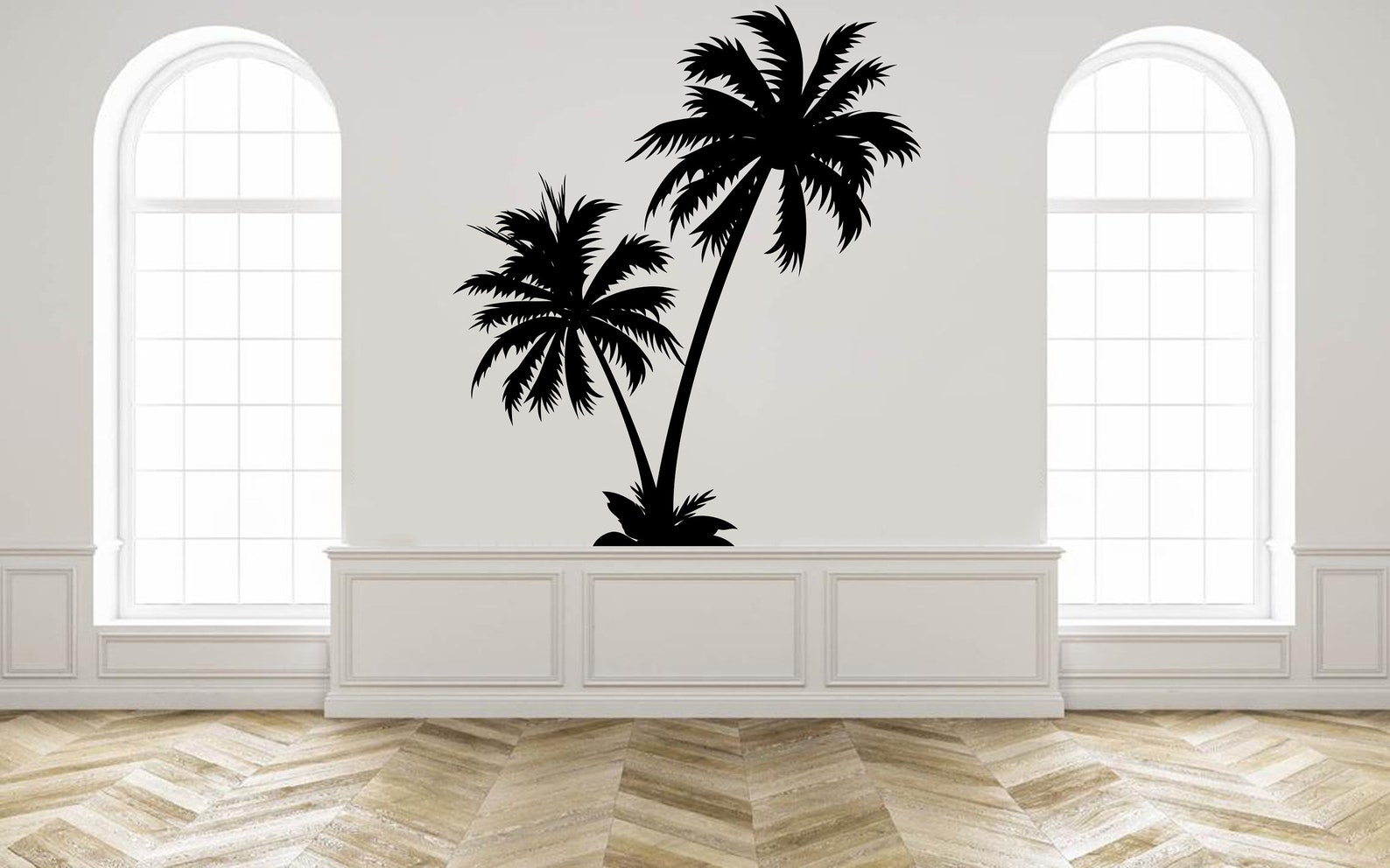 Palm Tree Wall Decal, Palm Trees Vinyl Sticker, Palm Tree Decor, Tree ...