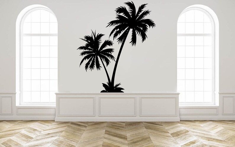 Palm Tree Wall Decal Palm Trees Vinyl Sticker Palm Tree - Etsy