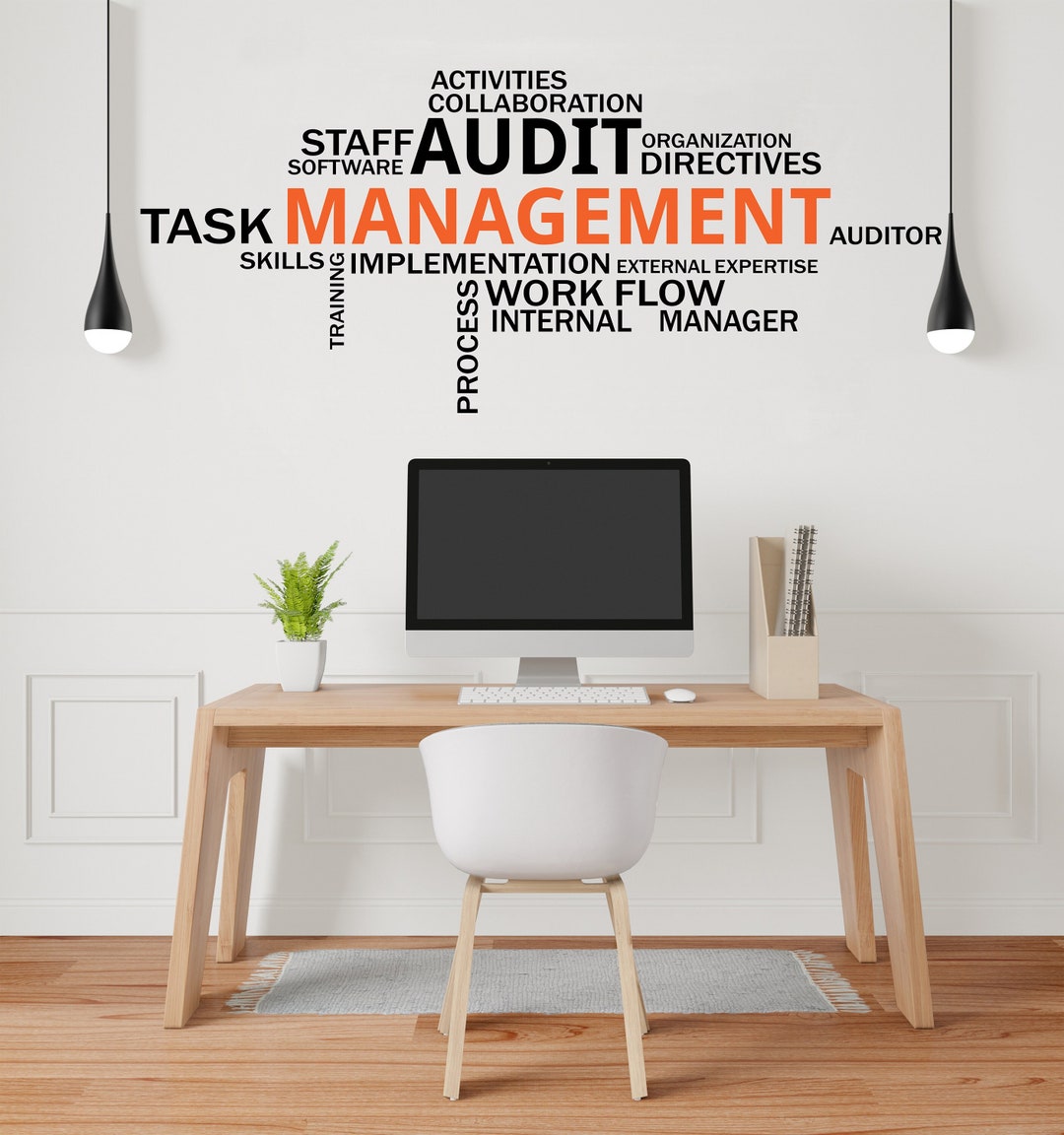 Audit Management Wall Decal Office Decor Work Business Auditing System ...